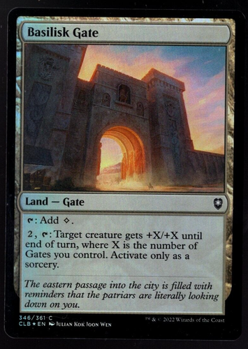 Basilisk Gate 346/361 Common Foil Baldur's Gate Magic The Gathering NM ...
