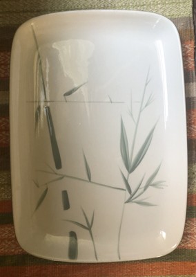 vintage Bamboo WINFIELD WARE CHINA 14" PLATTER Handcraft Santa Monica ...