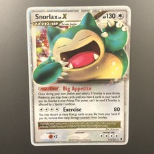 Pokémon TCG Snorlax LV.X Rising Rivals 111 Holo Rare Holo LV.X for sale ...
