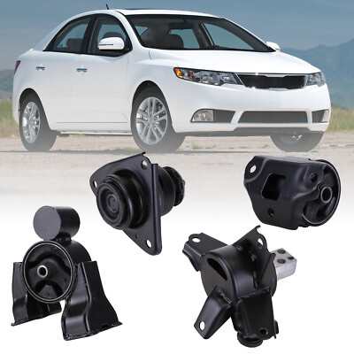 4 Pcs Engine Motor & Trans Mount Set Fit 2010-2013 KIA Forte 2.0/2.4 ...