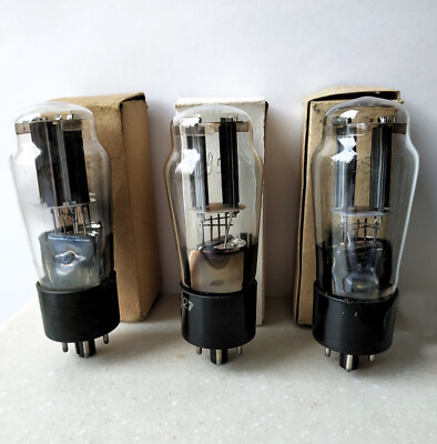 3x 5C4S = 5Z4, 5Z4GT 5U4C Rectifier Tube Cobra SAME YEAR 1955 TESTED ...
