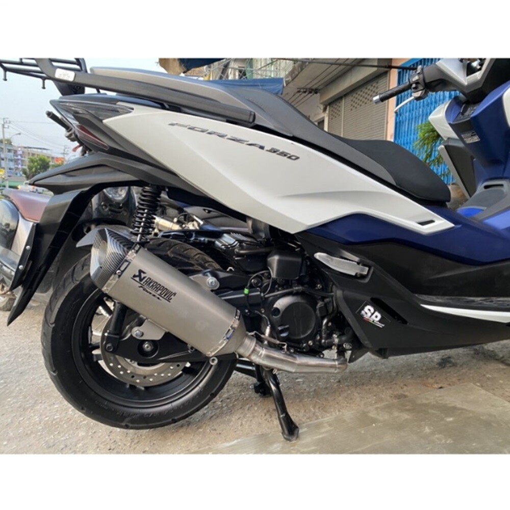 Exhaust Headers Muffler Forza 350 2020-2022 Stainless steel System Side ...