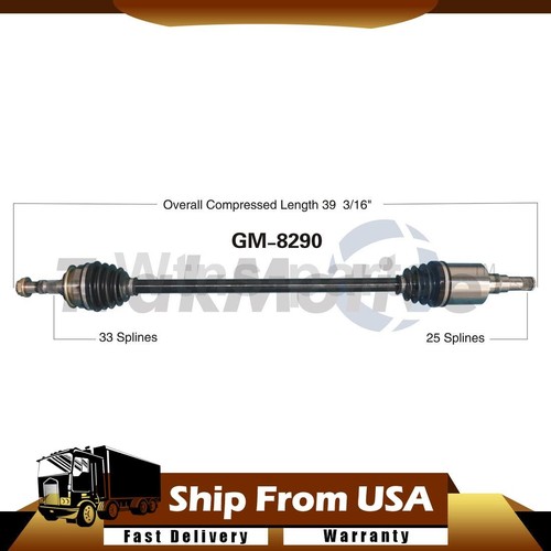 Trakmotive Front Right CV Joint Axle for Chevrolet Cruze 2011 2012 2013 ...