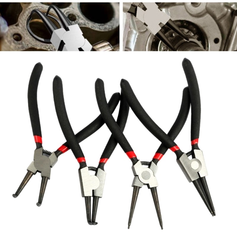 Circlip Pliers Set Portable Snap Rings Pliers Kit Compact Ideal for ...