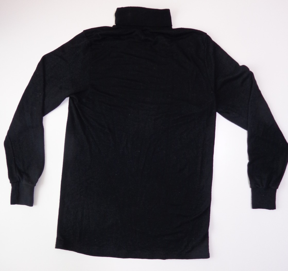 Vintage Duofold Snowmobile Team Arctic Black Turtleneck Shirt Large USA ...