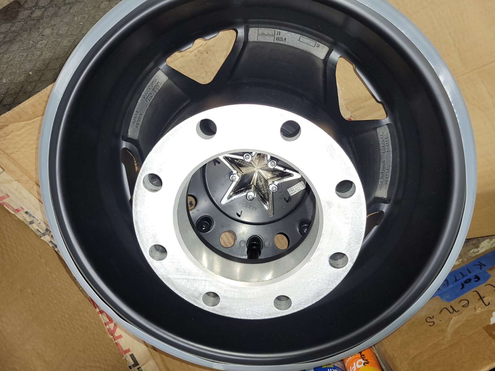 KMC XD775 Rockstar Dually Matte Black Wheels XD77576082794N | eBay
