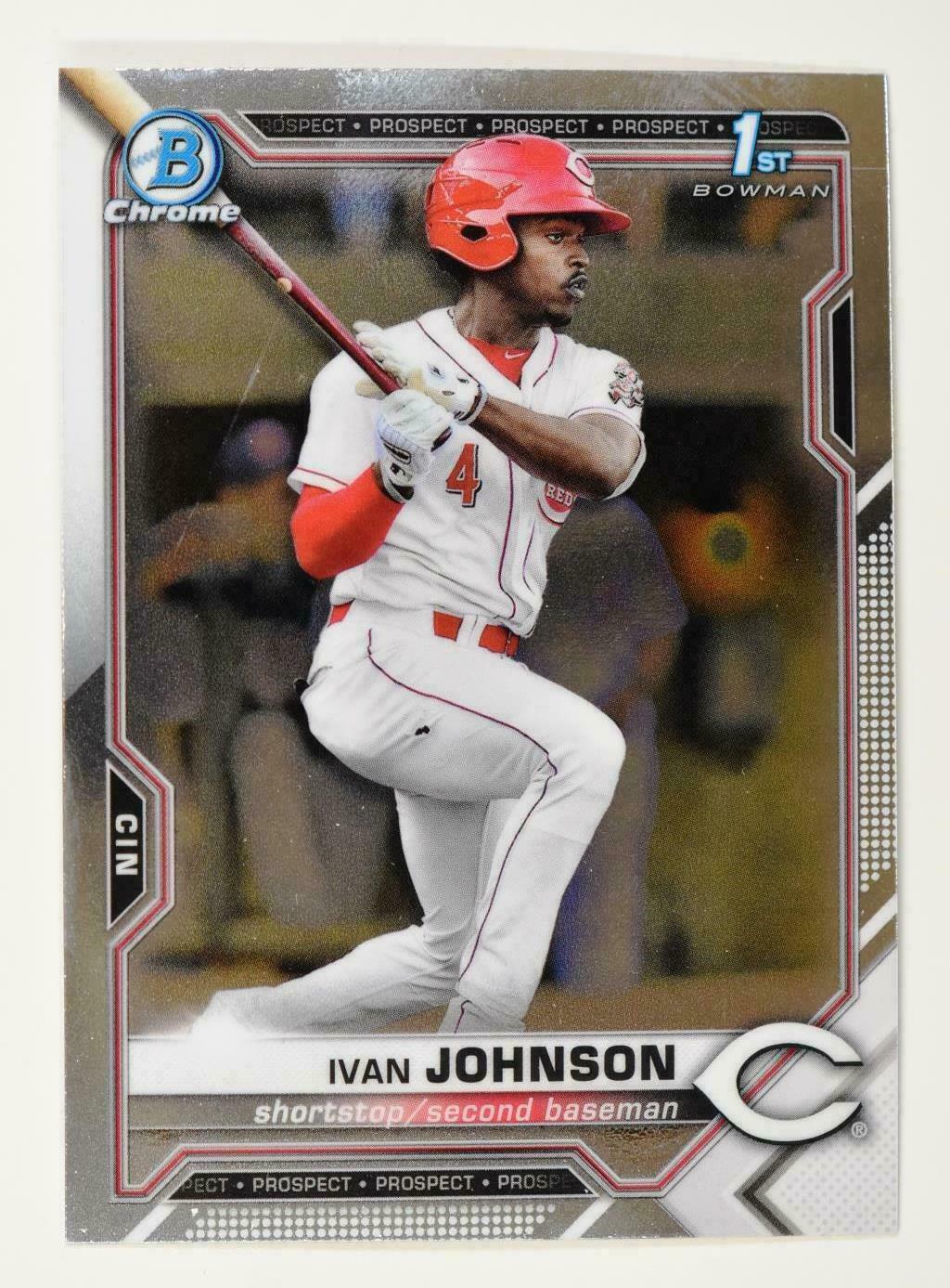 2021 Bowman Prospects Chrome Base #BCP-149 Ivan Johnson - Cincinnati ...