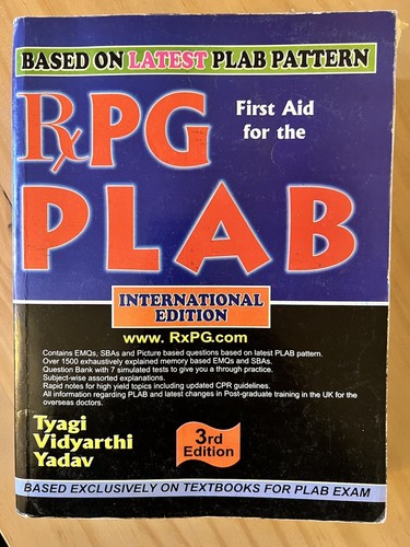 RxPG Plab preparation book | eBay