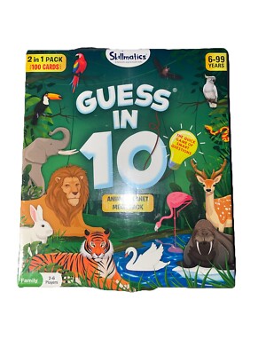 Skillmatics Card Game - Guess in 10 Animal Megapack for Kids Ages 6-9 ...