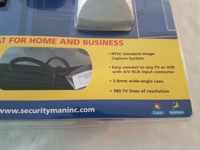 SecurityMan Indoor Color CMOS Hidden Camera Kit with IR 60ft Cable ...