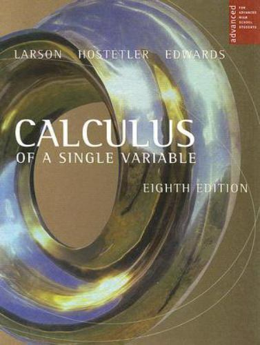 Calculus of a Single Variable 9780618503049 | eBay