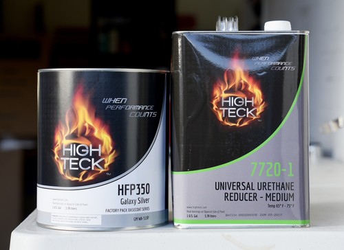 High Teck HFP350 GM WA519F Galaxy Silver Basecoat Auto Paint Gallon Kit ...
