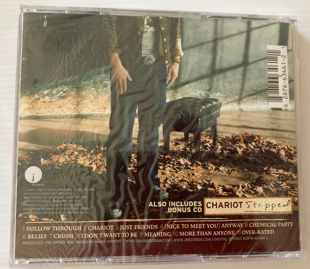 Gavin DeGraw Chariot 2CD [Featuring Live & Acoustic Version of Entire ...