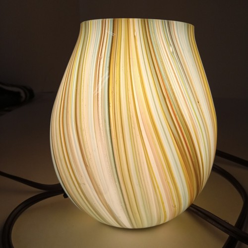Hand-Blown Intertek Art Glass Encased Electric Accent Lamp Night Light ...