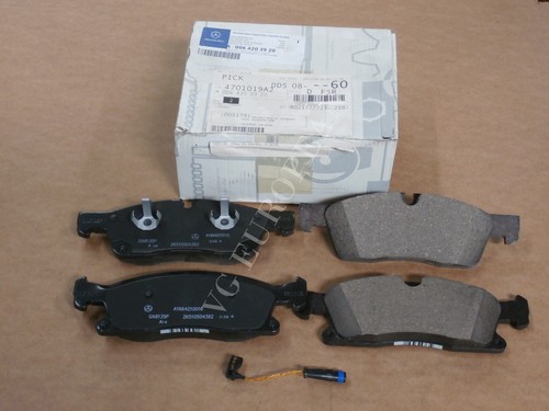 Mercedes-Benz GL GENUINE Front Brake Pad Set with SENSOR GL450 GL350 ...