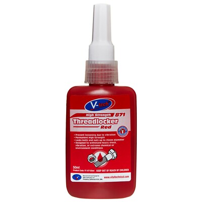 THREADLOCK HIGH STRENGTH RED -50 ML THREADLOCKER MADE IN U.S.A | eBay