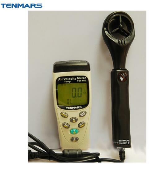 A TENMARS TM-402 Anemometer 0.4~25m/s Air Velocity Meter Airspeed ...