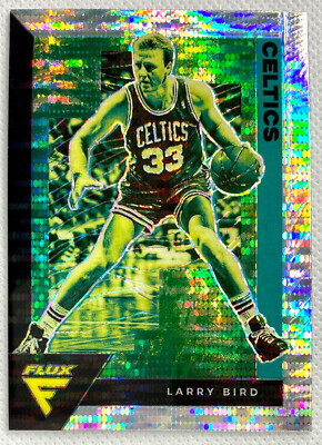 2020-21 Panini Flux Larry Bird Silver Pulsar Prizm Card #182 SP Boston ...