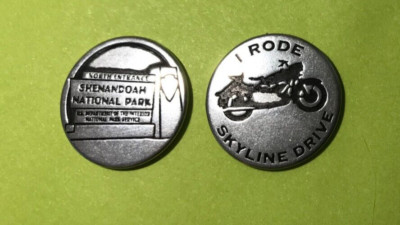 Shenandoah National Park Skyline Drive Motorcycle Token | eBay