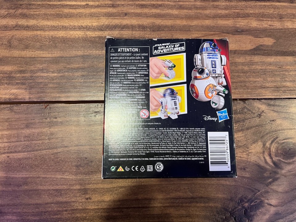 Star Wars R2-D2 BB-8 D-0 3-Pack Disney Galaxy of Adventures Droid ...