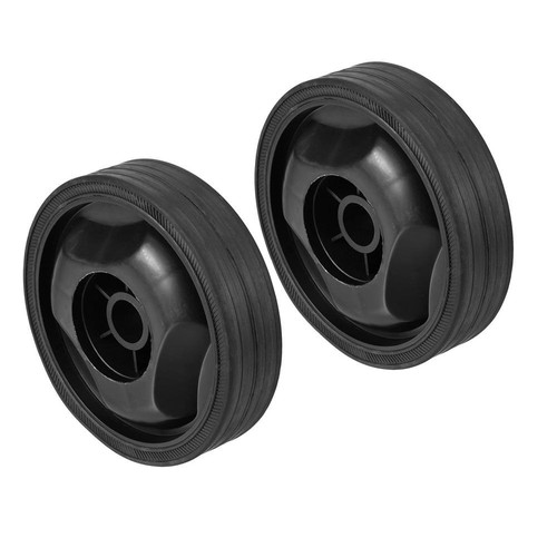 Plastic Castor Rubber Wheels Black Air Compressor Wheels Air Compressor ...