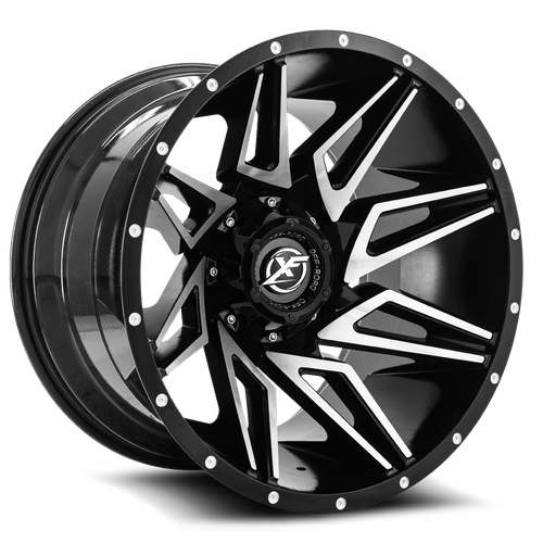 XF Off-Road Wheel XF-218 20x9 8x6.5/170 0mm Black XF-218209081651170 ...