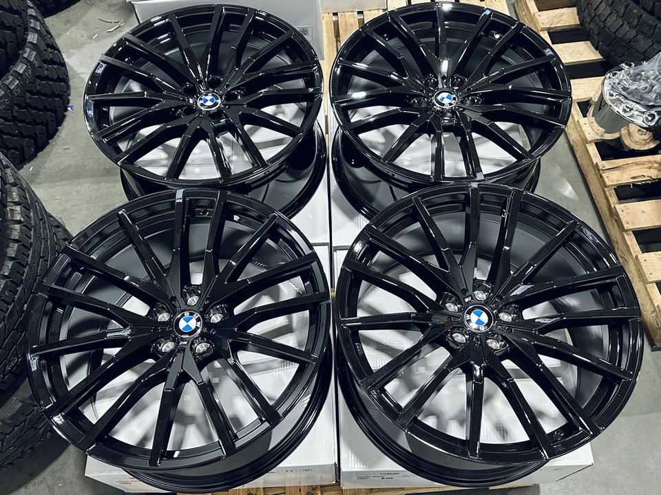 (Set 4) Wheels 21" Rims 2025 M Competition Fits: 2019+ BMW X5M X5 X6M ...
