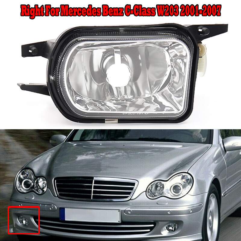1x Fog Light Lamp Right Passenger Side For Mercedes Benz C Class W203 ...