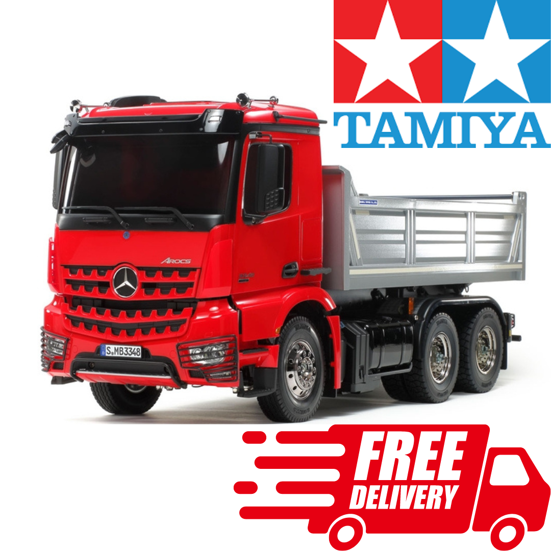 Tamiya Mercedes Benz Arocs 3348 6X4 Tipper Dump Truck Construction ...