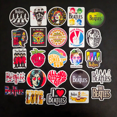 Beatles Vinyl Sticker Imagine John Lennon Stickers For Sale The Beatles ...