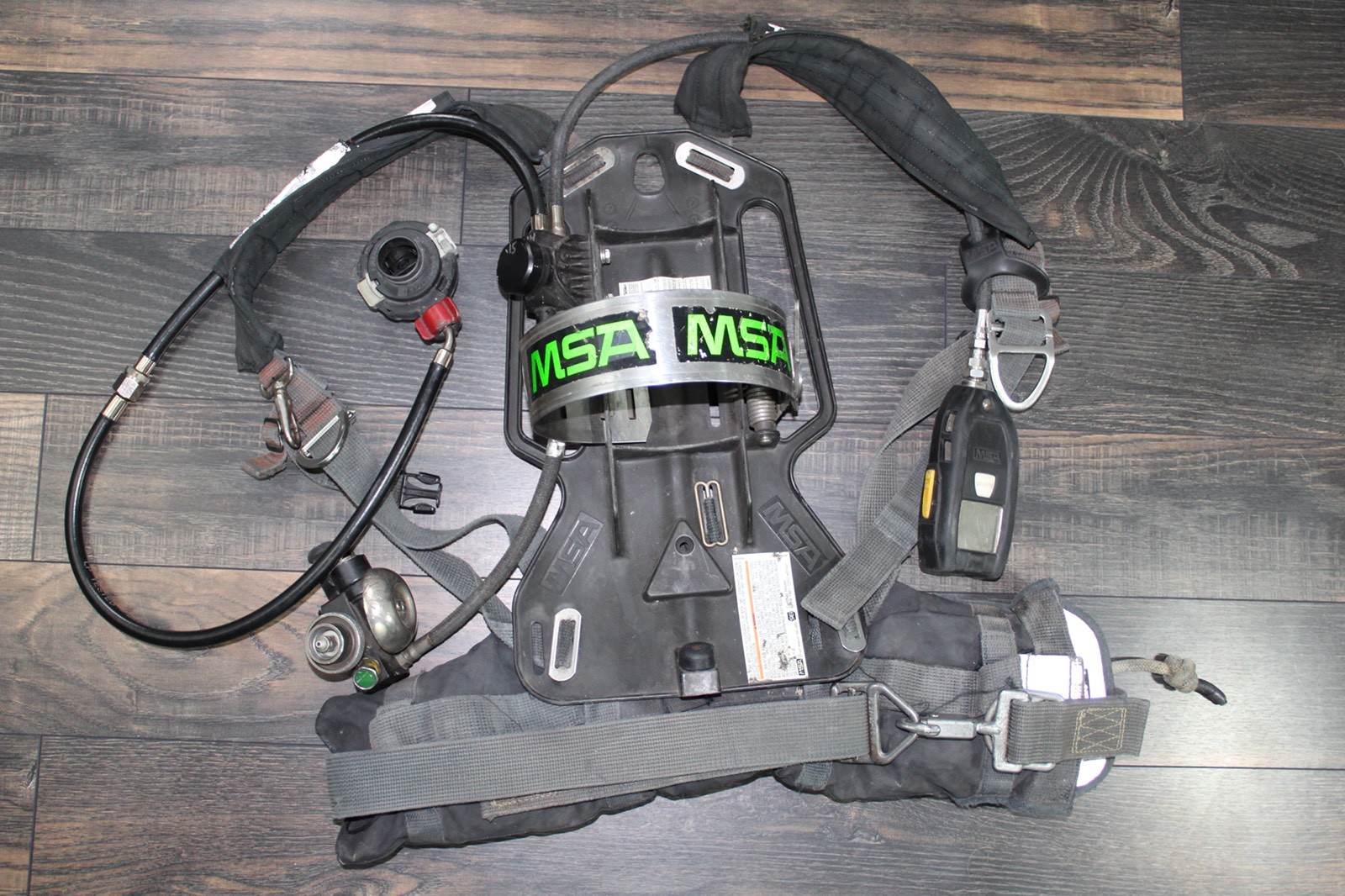 MSA Frame Harness 4500psi SCBA Air Pack Bottle Cylinder Tank Breathing ...