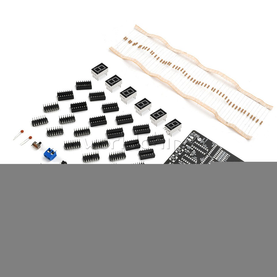 6-bit Digital Circuit Clock DIY Electronic Kit Electronic Clock ...