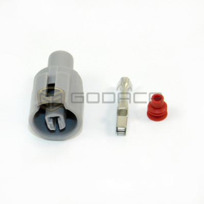 1x 1 Pin 1-way Connector Pigtail for Honda Oil Pressure Sensor w/out ...