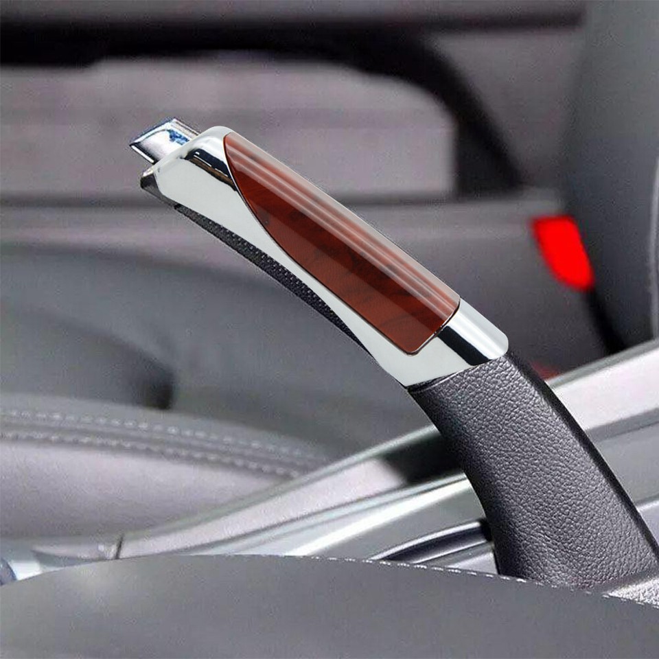 Gray Parking Brake Hand Brake Cover Handbrake Grips Protection Cover ...