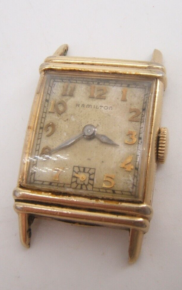VINTAGE HAMILTON 982 GOLD FILLED WRIST WATCH RUNNING GOOD CONDITION | eBay