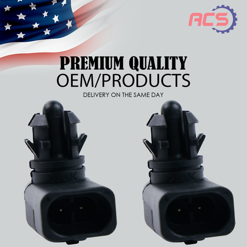 2X Air Ambient Temperature Sensor OEM For Cadillac Chevrolet GMC Buick ...