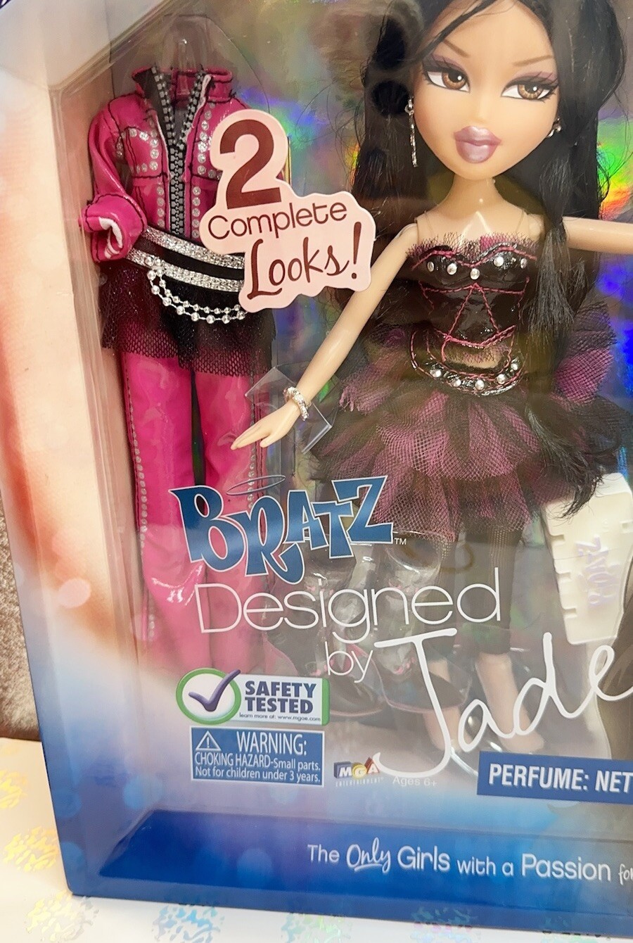 Bratz Designed by Jade Fashion Perfume 2 Complete Looks New In Box NIB ...