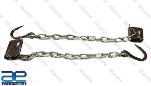 For Willys Cj Cj2a 3a 3b Cj5 Tail Gate Back Door Chains W/Bracket ...