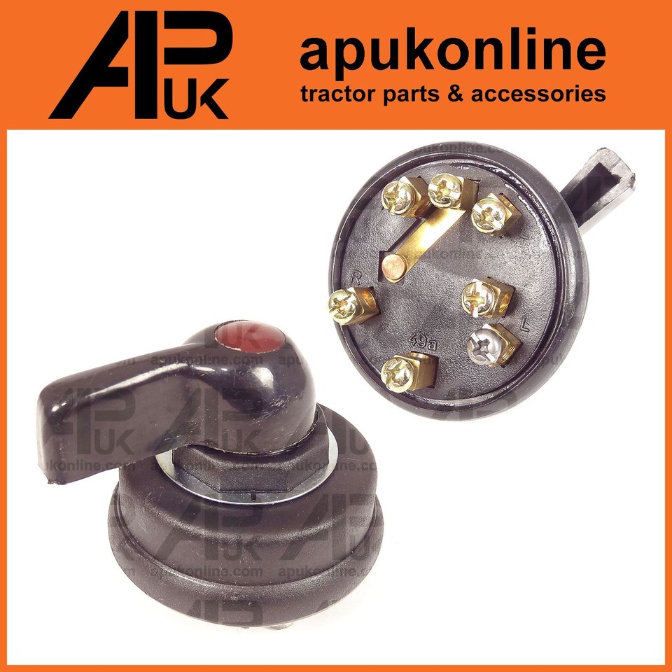 Black Indicator Rotary Switch Turn Signal 12V for Classic Car Land ...