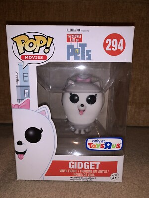 Funko Pop #294 Flocked Gidget Secret Life of Pets. Toys R Us Exclusive ...