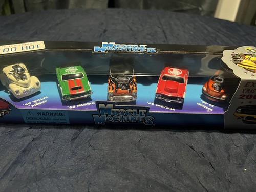 Muscle Machines 5 Car Set Too Hot 2001 X’MAS | eBay