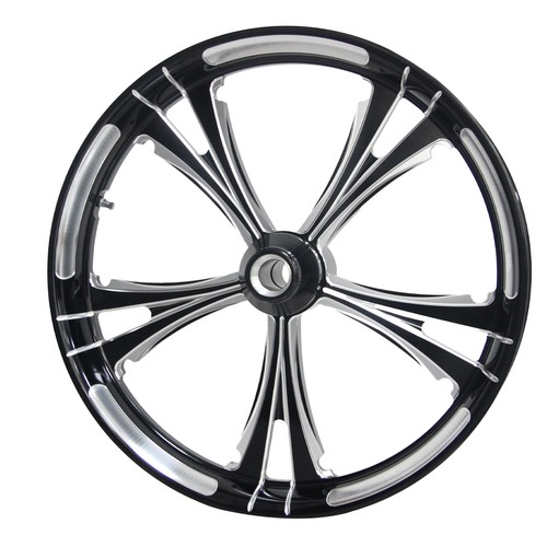 For Harley Models 19x3.5 Front Wheel Rim & Dual Disc Hubs Aluminum CNC ...