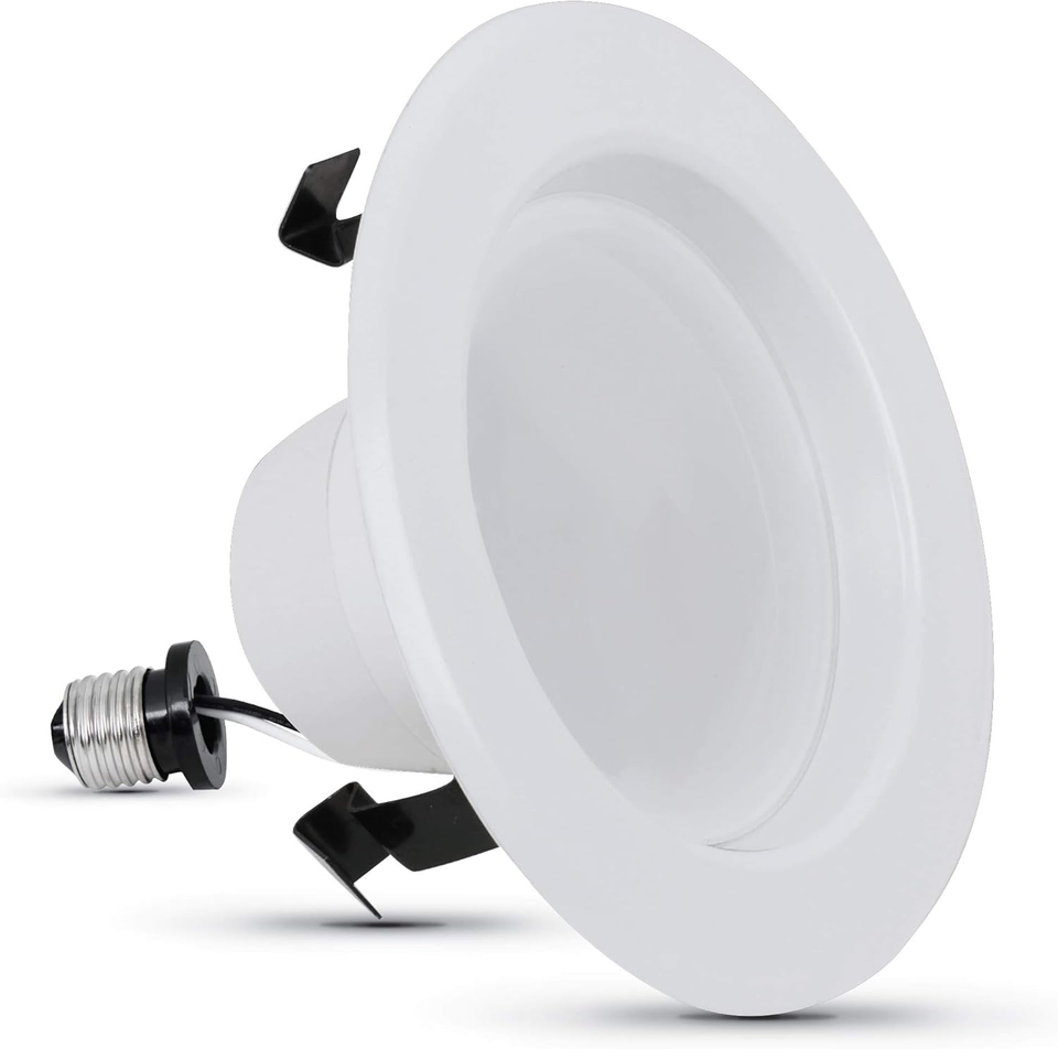 LED 4 Inch Recessed Lighting, 50W Equivalent, Dimmable Retrofit ...