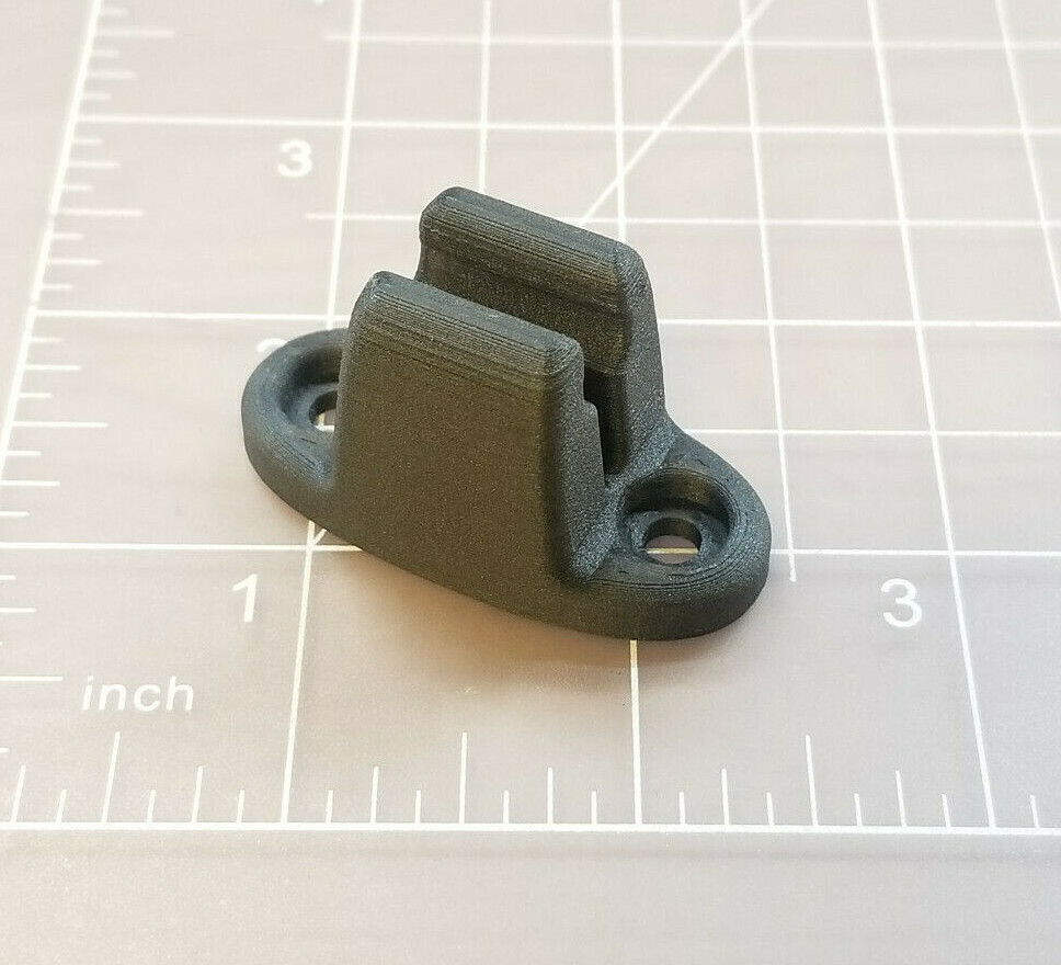 NEW BMW E12 E21 E26 Sun Visor Retainer Carbon Fiber Composite, Black ...