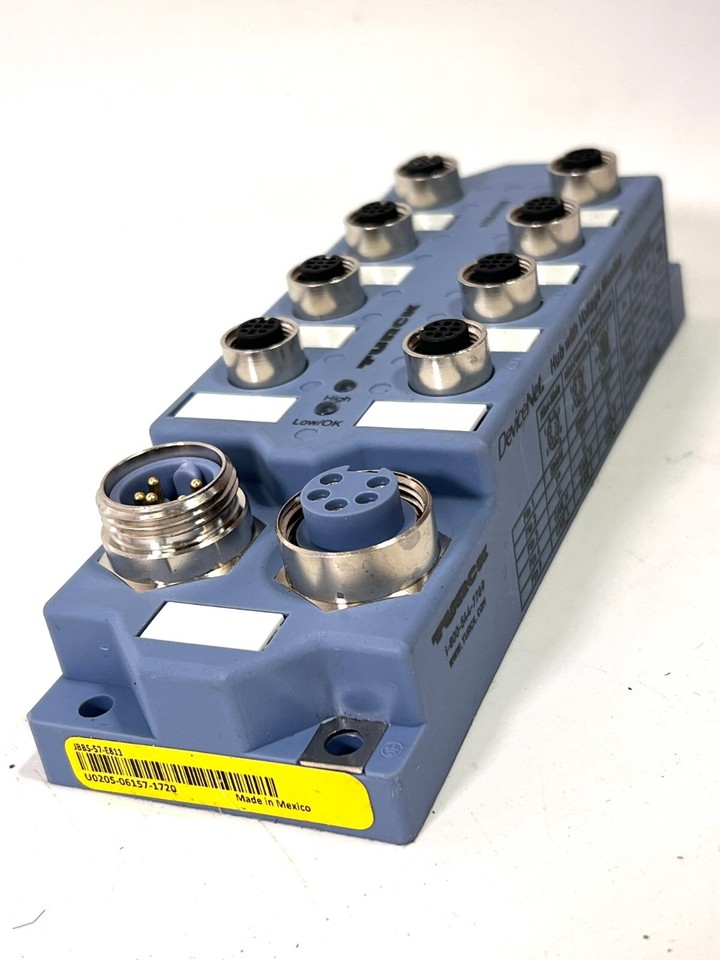Turck JBBS-57-E811 DeviceNet Hub w/ Voltage Monitor Sensor 8 Port ...