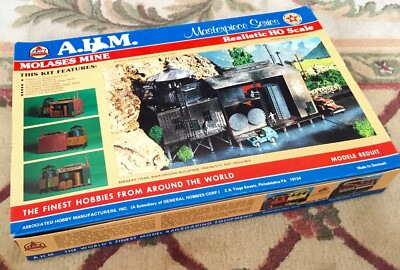 AHM Masterpiece Series HO train layout model kit MOLASES MINE (Smokey ...