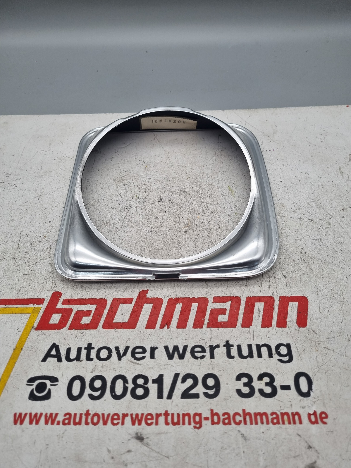 Opel Ascona A Chrom / schwarz Paar Zierring Scheinwerfer 1218202 ...