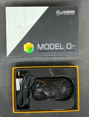 Glorious Model O- Minus 59g Glossy Black Wired Gaming Mouse | eBay