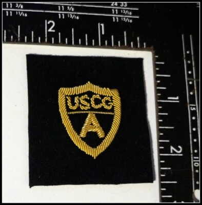 Military Patches US Coast Guard Auxiliary Sleeve Insignia New Old Stock ...