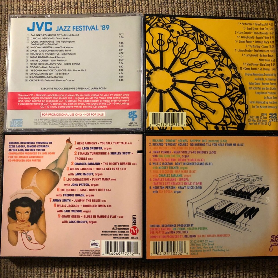 32 Jazz, Label M, GRP jazz compilations 4CD LOT | eBay